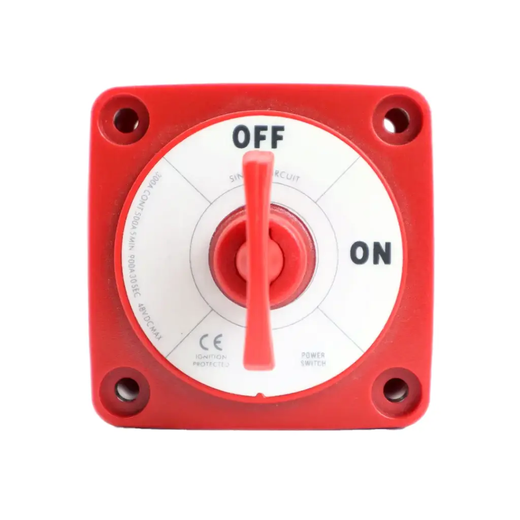 Single Circuit Switch with Key | Reliable Battery Control