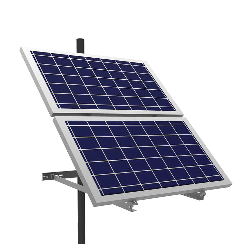 Alvolta Twin Panel Adjustable Pole Mount Kit | Shop Solar Hardware Online